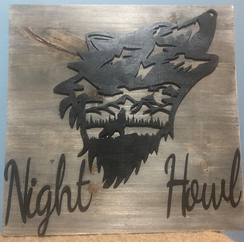 Wolf Night Howl - Etsy