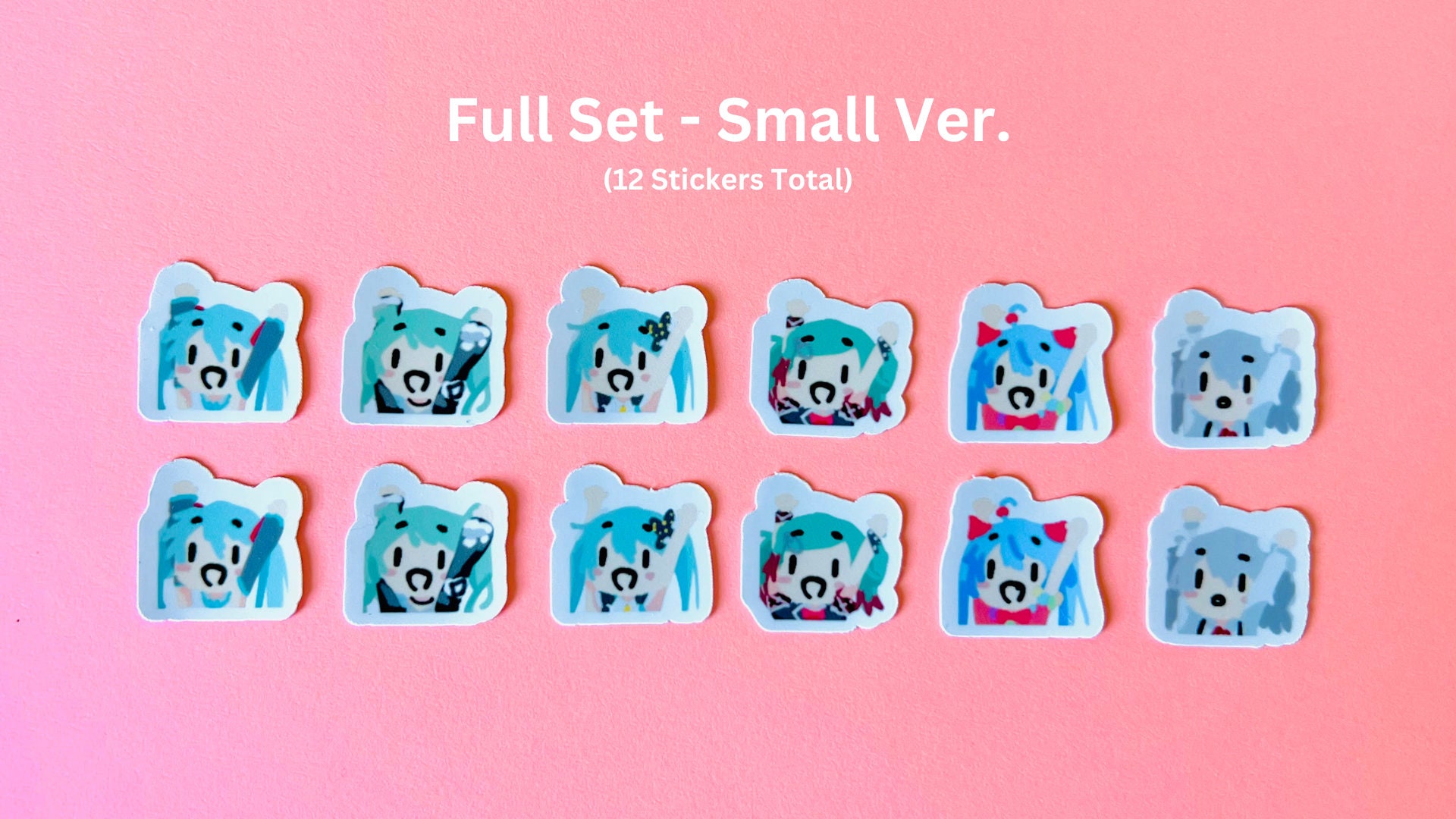 Project Sekai Colorful Stage Discord Emotes Hatsune Miku Sticker Set - Etsy