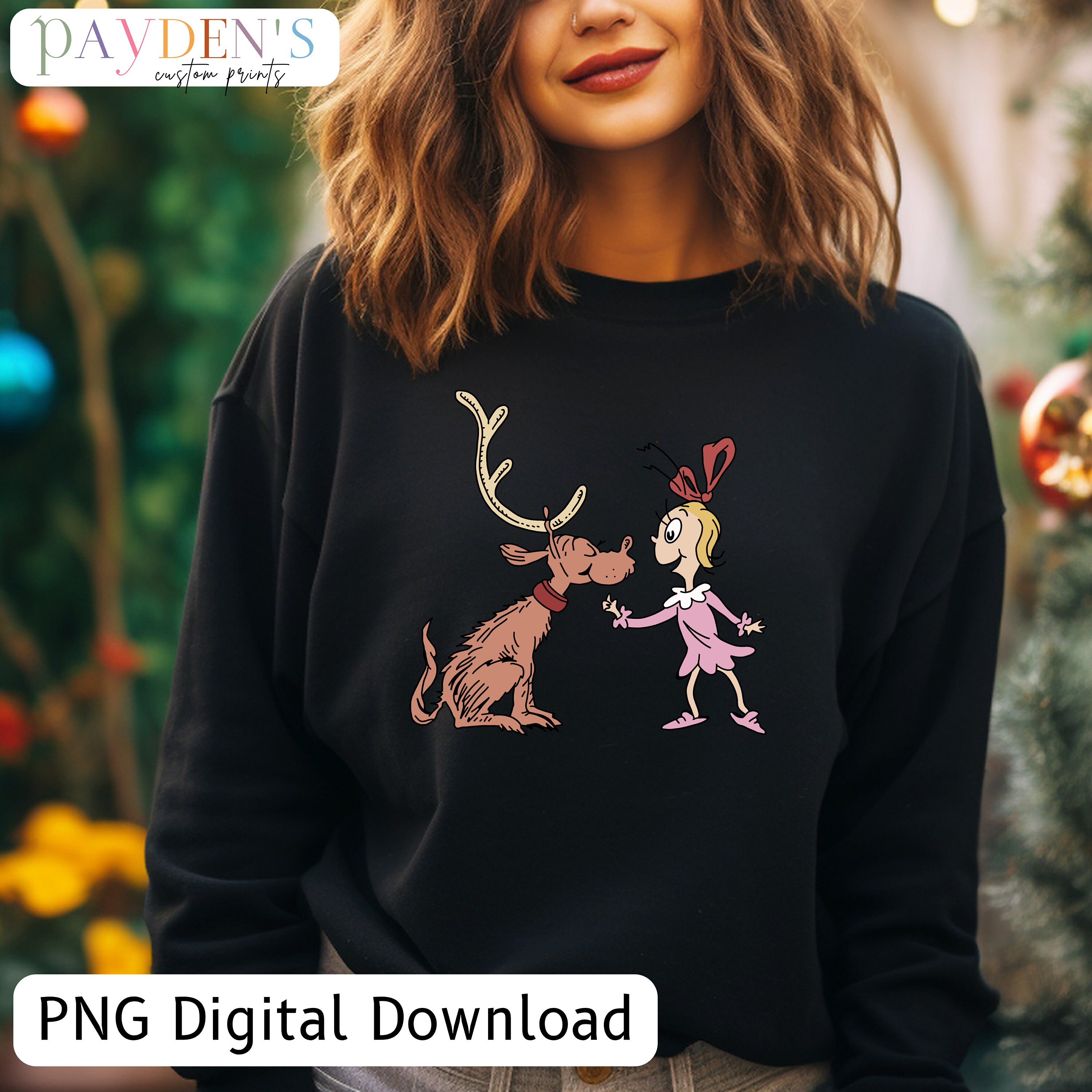 Cindy Lou & Max Sublimation PNG Digital Download Trendy Sublimation for Dtf/sublimation/white ...