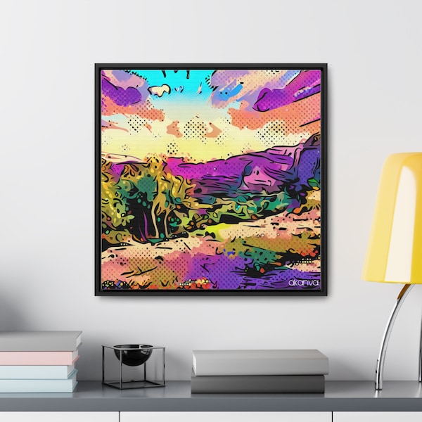 Canvas Comic Strip Wall Art - Etsy