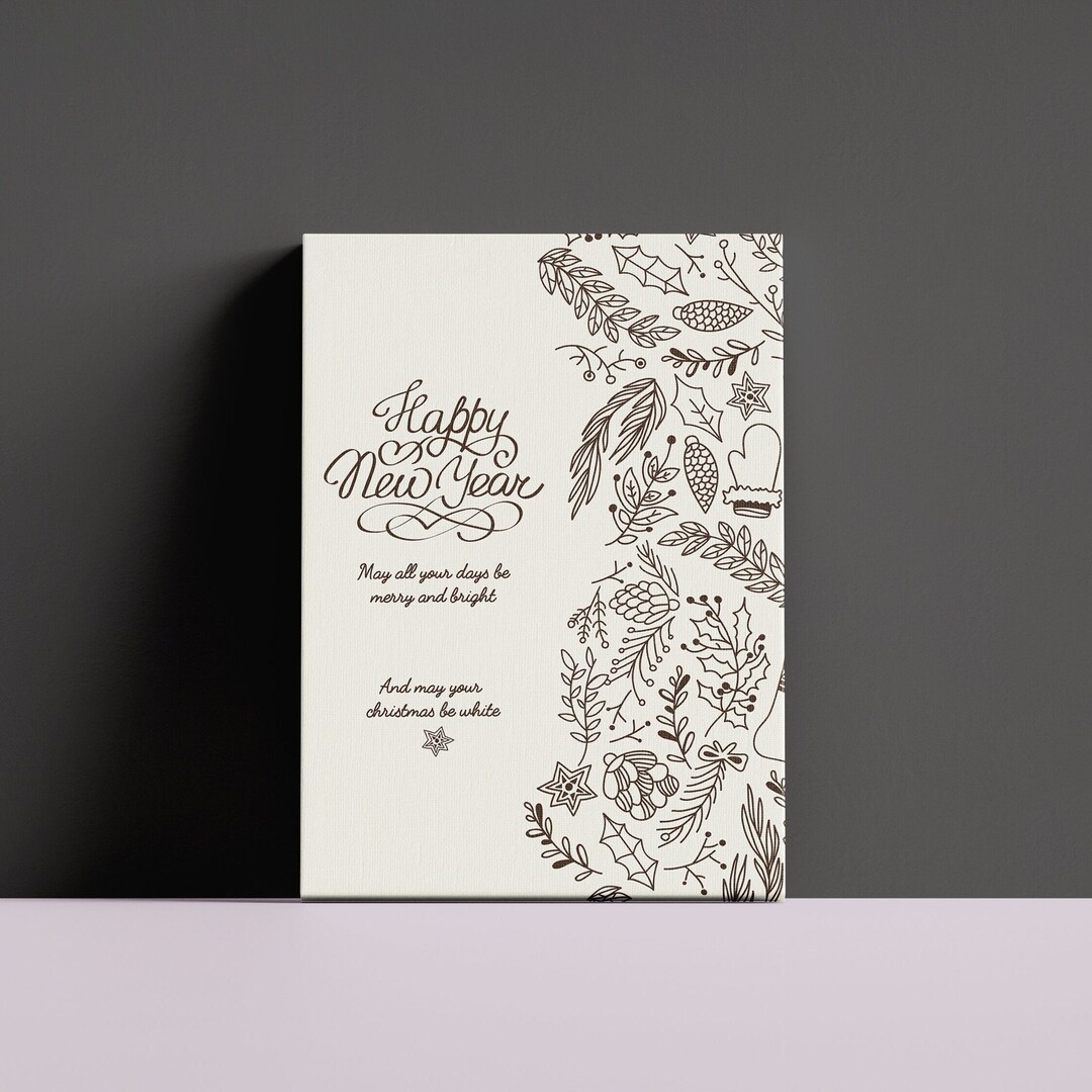 Happy New Year Printable Happy New Year Print Happy New Year - Etsy