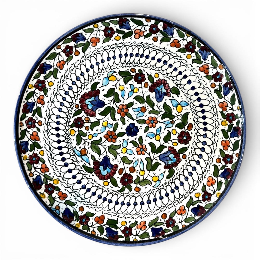 Jerusalem Armenian Ceramic Handpainted Decorative Plate, Jerusalem Art ...