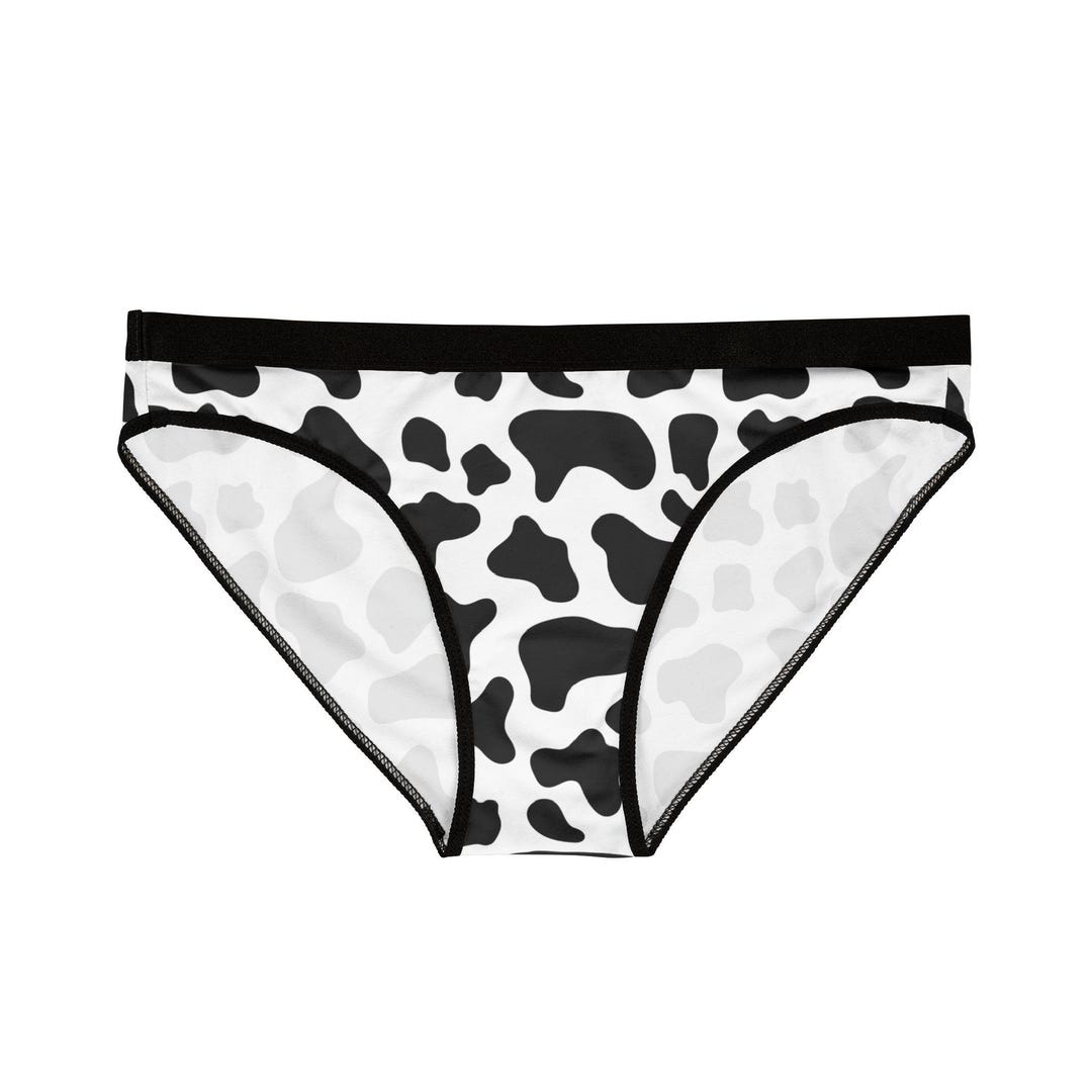 Calzon Color Vaca Para Atraer El Ganado Cow Print Women's Underwear AOP ...