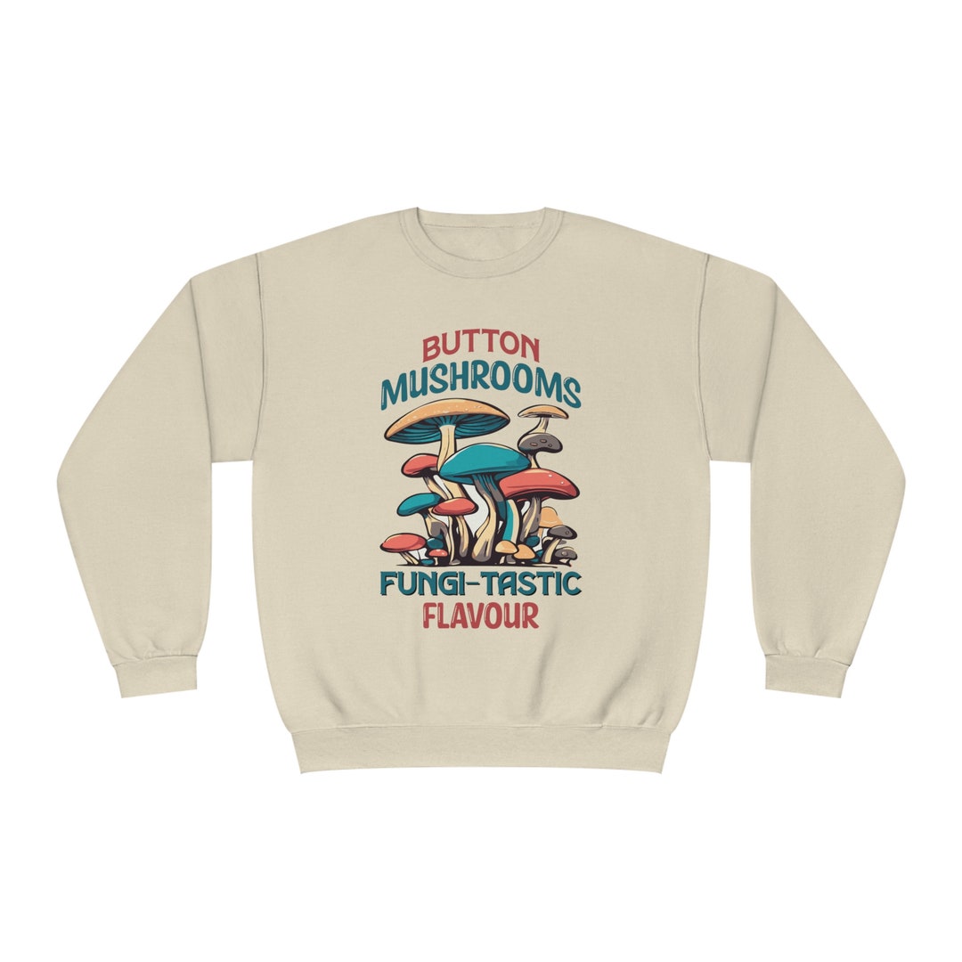 Button Mushroom Fungi-tastic Blue Smurf Plants Mamadesushi Unisex ...