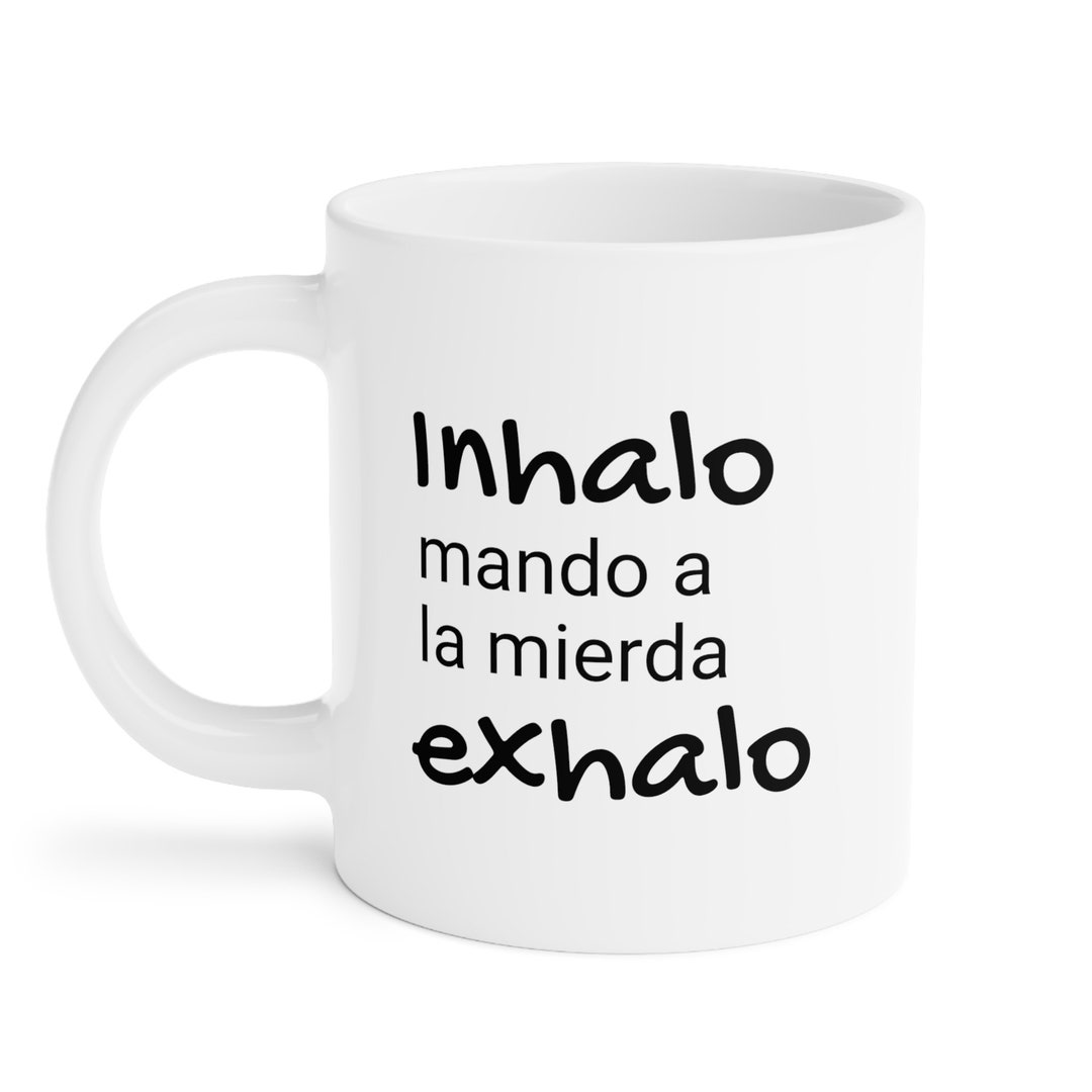 Inhalo Mando a La Mierda Exhalo Ceramic Mugs 11oz15oz20oz - Etsy