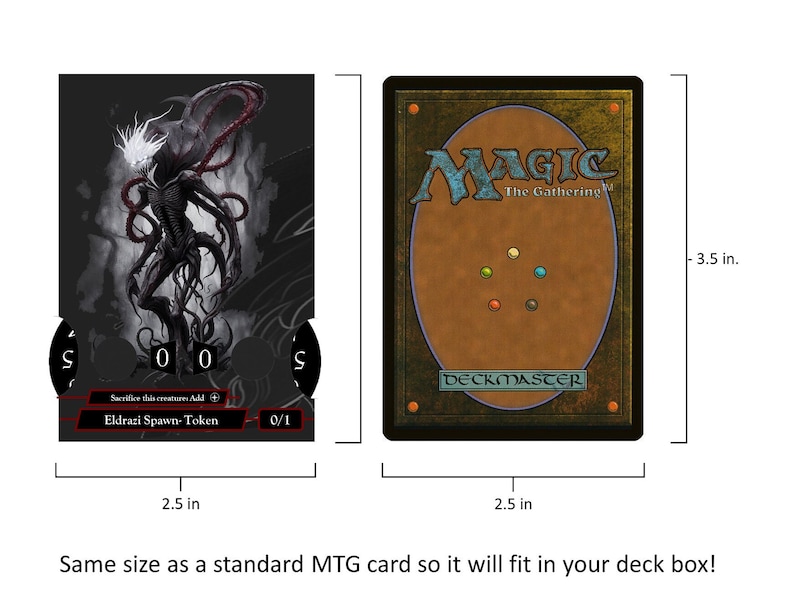 MTG Dial Token Counter - Eldrazi Spawn - Etsy