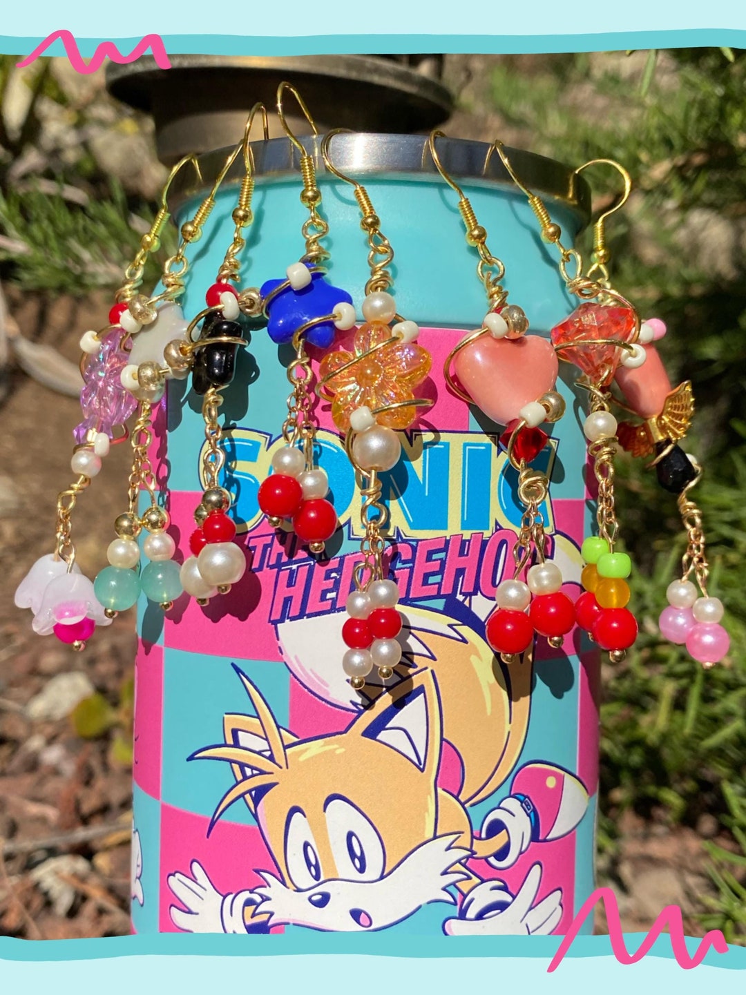 Sonic the Hedgehog Inspired Earrings! ((sonic, Shadow, Tails, Knuckles ...