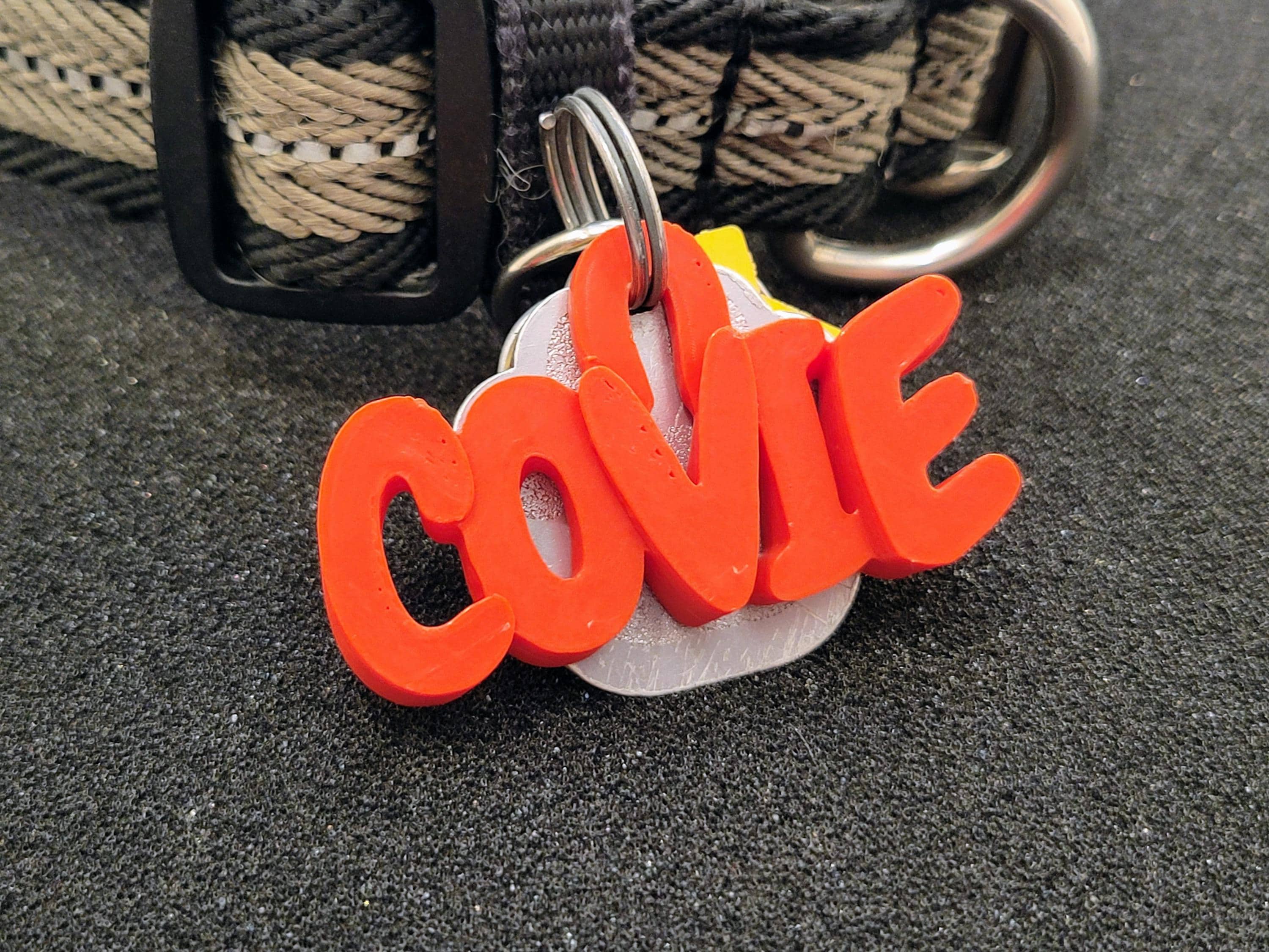 Pet Collar Name Tag - 3D Printed Custom Personalized Dog Puppy Cat ...