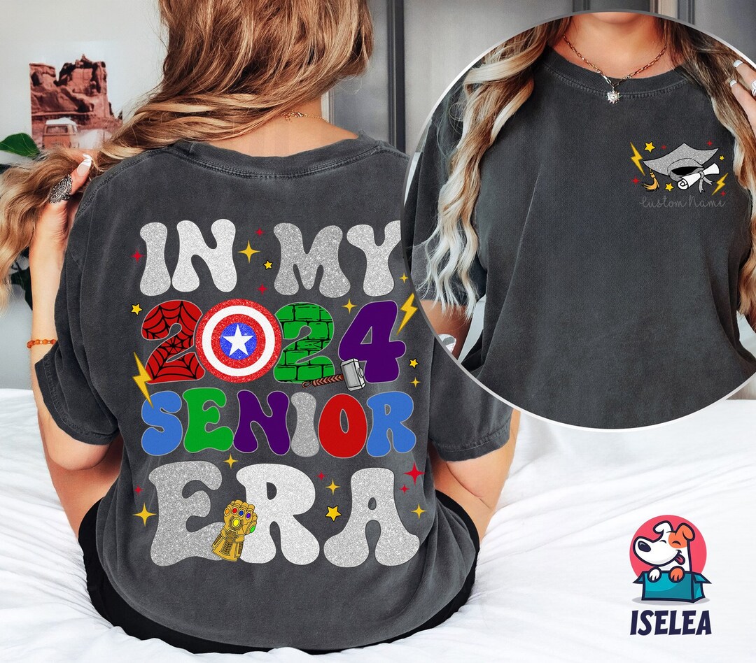 In My Senior Era Class of 2024 Avengers Shirt, Disneyland Avengers ...