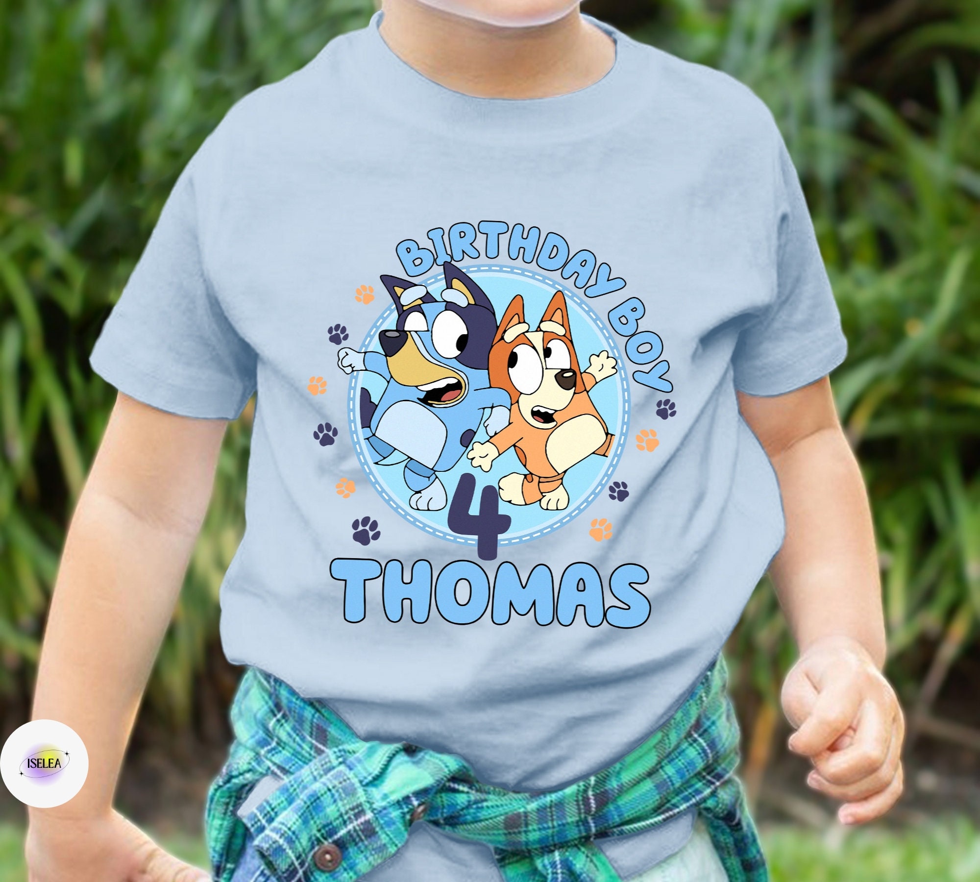 Bluey Birthday Boy Birthday Girl Shirt, Bluey Bandit Bingo Funny Tshirt, Bluey Family Matching ...