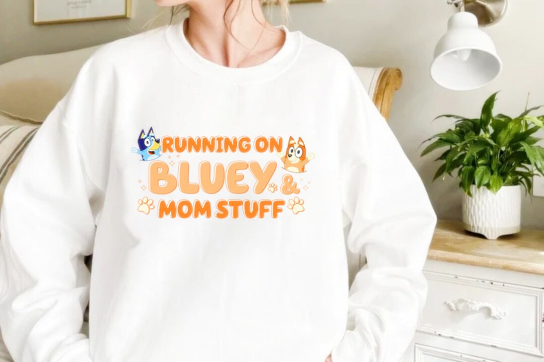 Bluey Running on Png Mom Stuff PNG Bluey Bingo PNG Design - Etsy UK