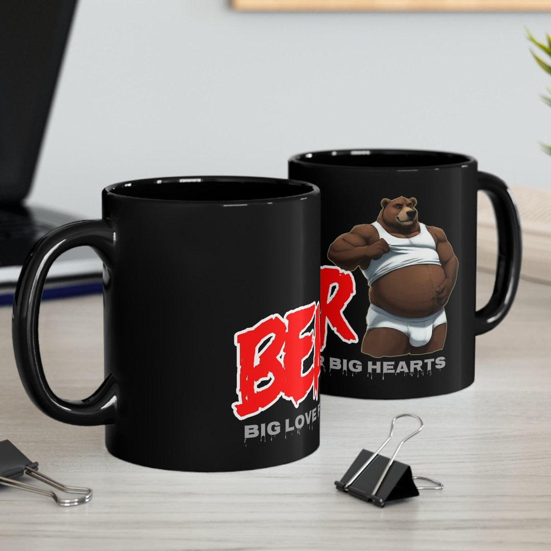 Gay Bear Black Mug (11oz) - Prideful Drinkware for Bear Community - Etsy