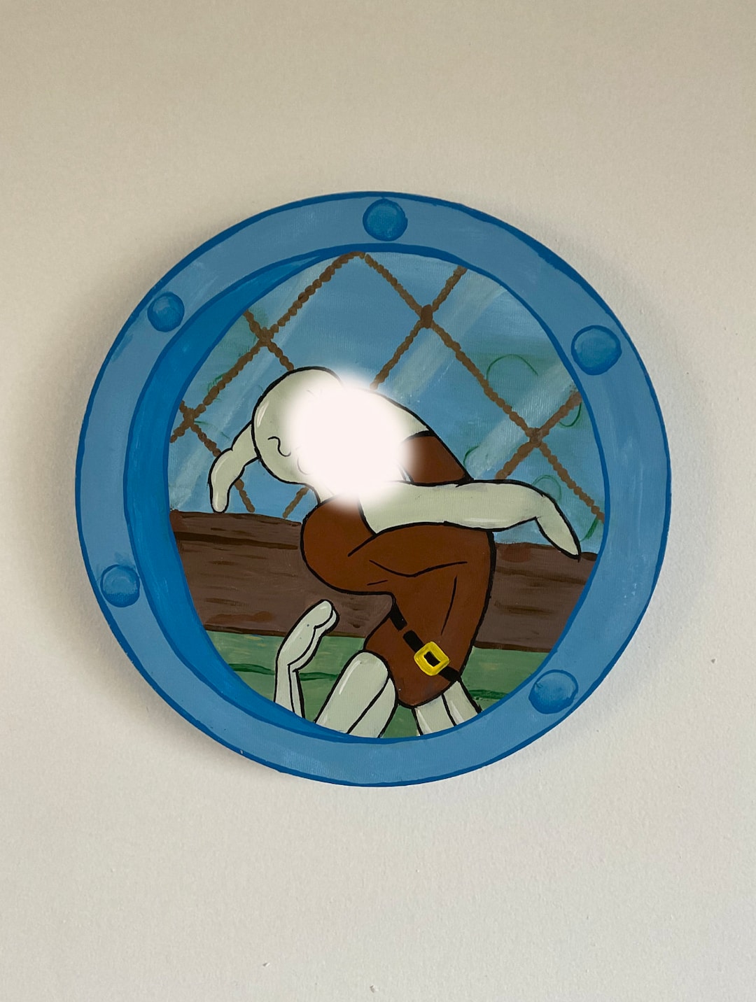 Squidward Window Painting - Etsy