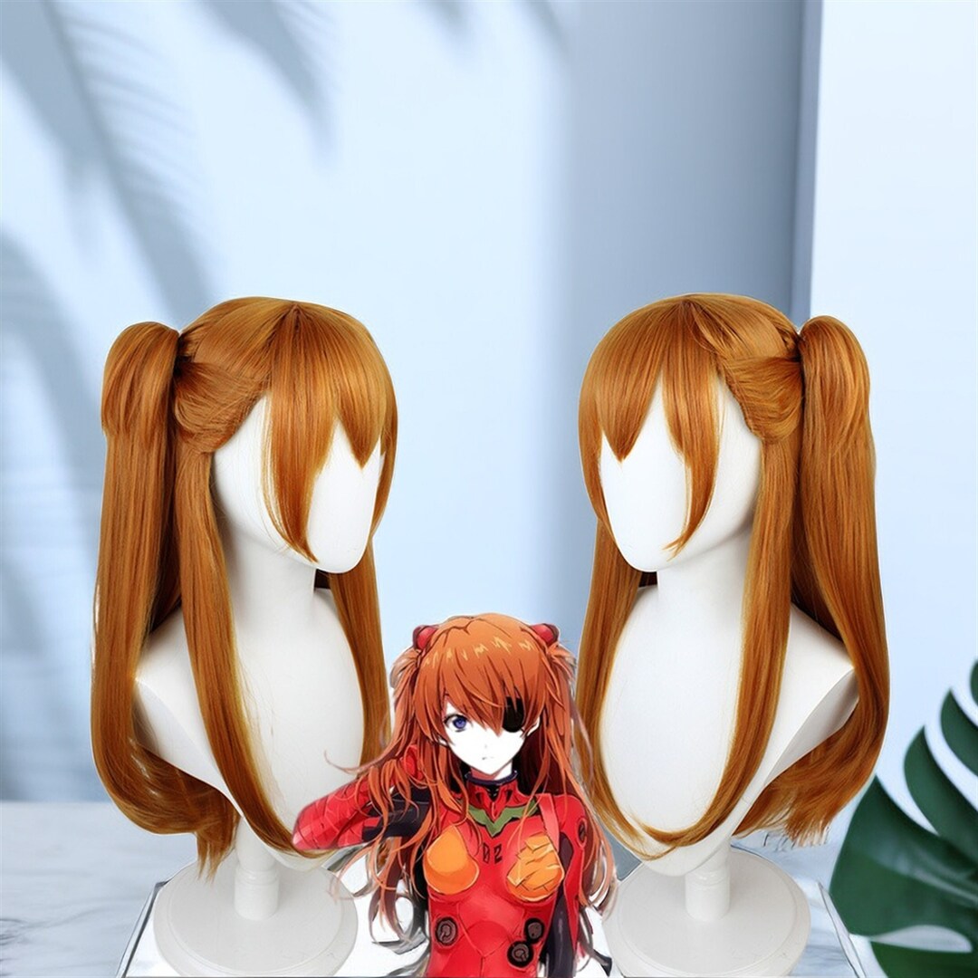 Honkai Impact 3rd Evangelion Asuka Wig Orange Long Wig - Etsy