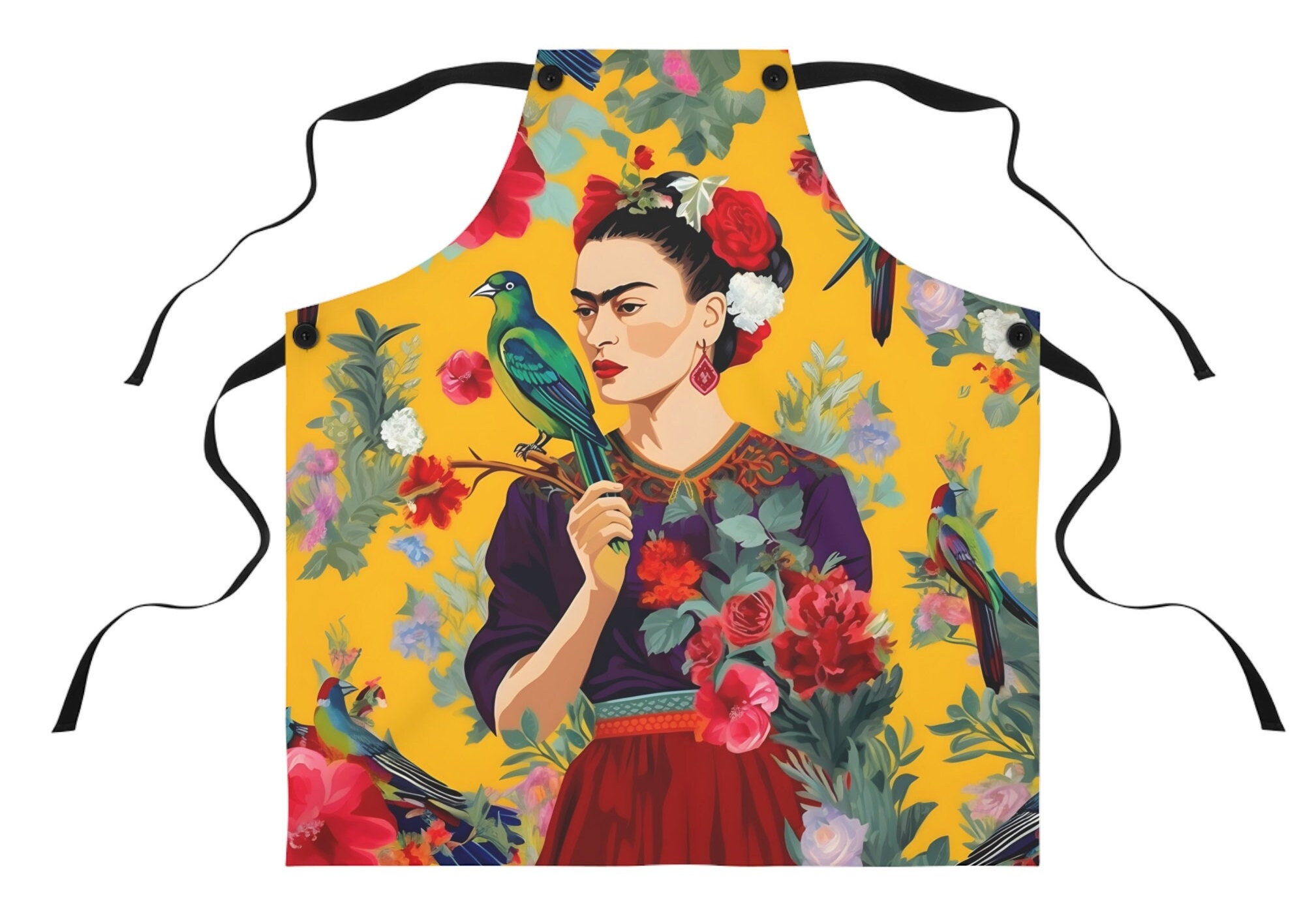 Frida Kahlo, Frida Kahlo Lovers Gift, Frida Kahlo Art, Kitchen Apron ...