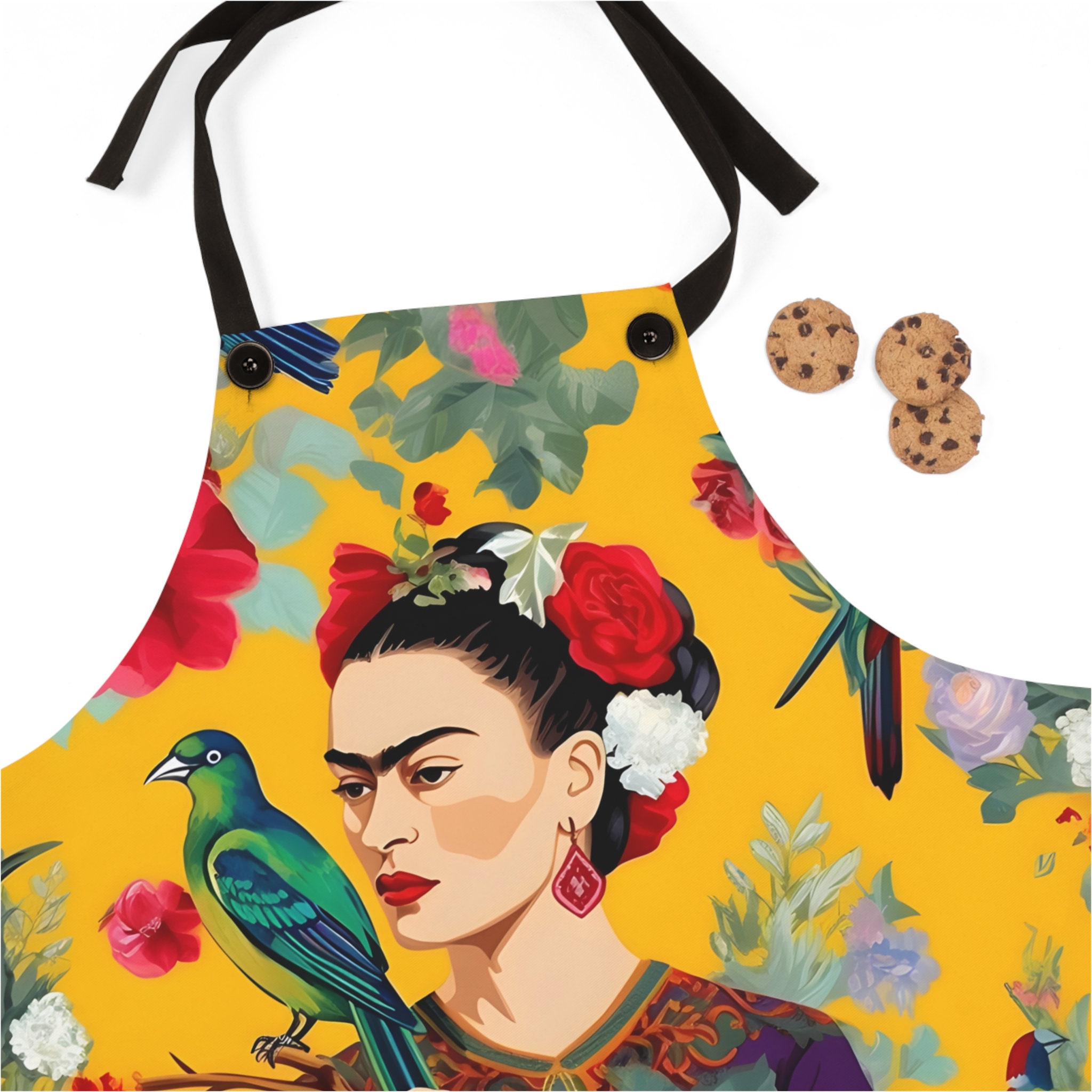 Frida Kahlo, Frida Kahlo Lovers Gift, Frida Kahlo Art, Kitchen Apron ...