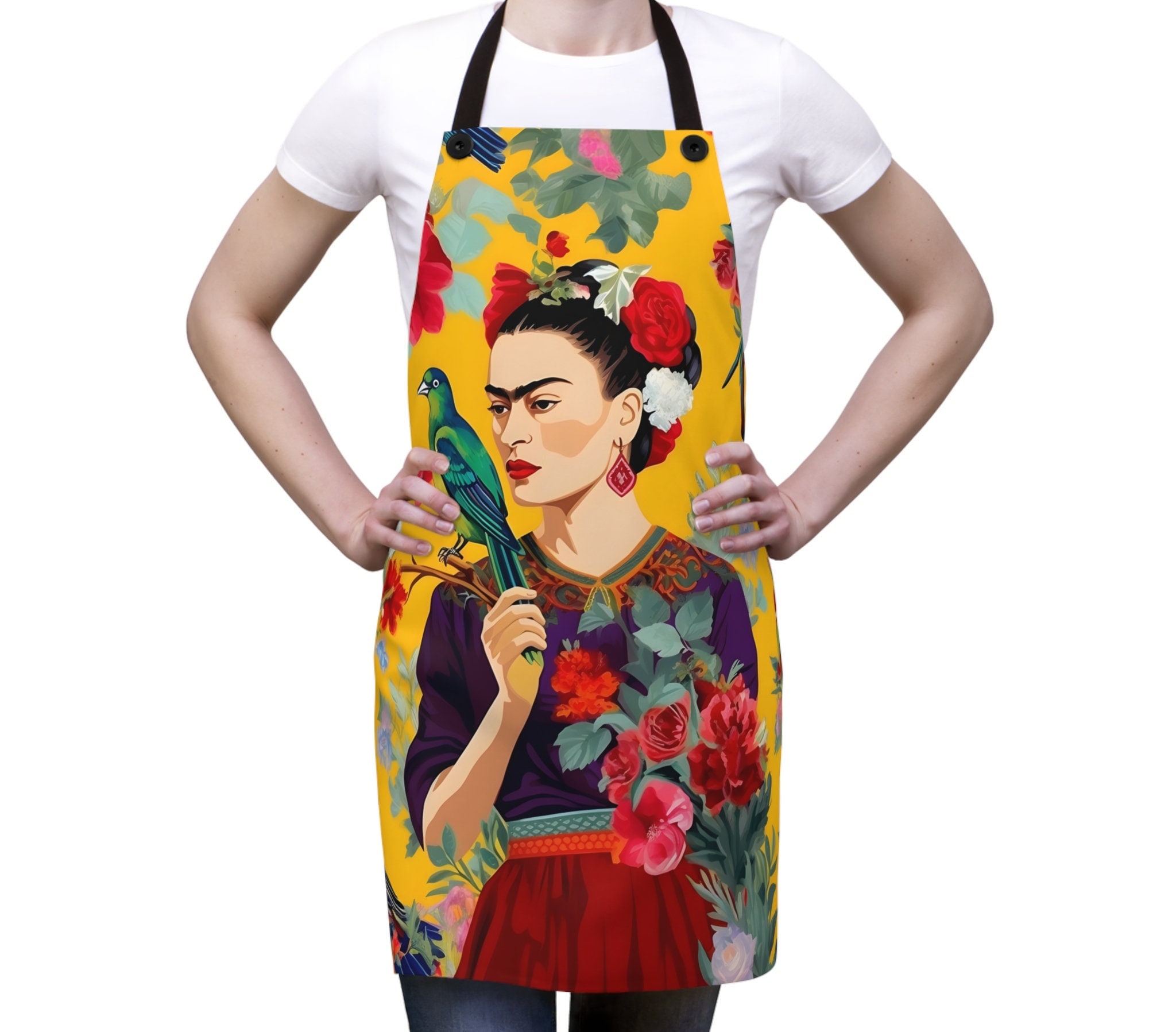 Frida Kahlo, Frida Kahlo Lovers Gift, Frida Kahlo Art, Kitchen Apron ...