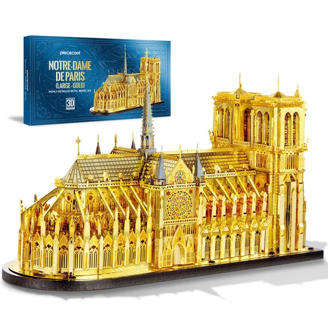 Piececool Notre Dame De Paris Large Version DIY Metal Model - Etsy