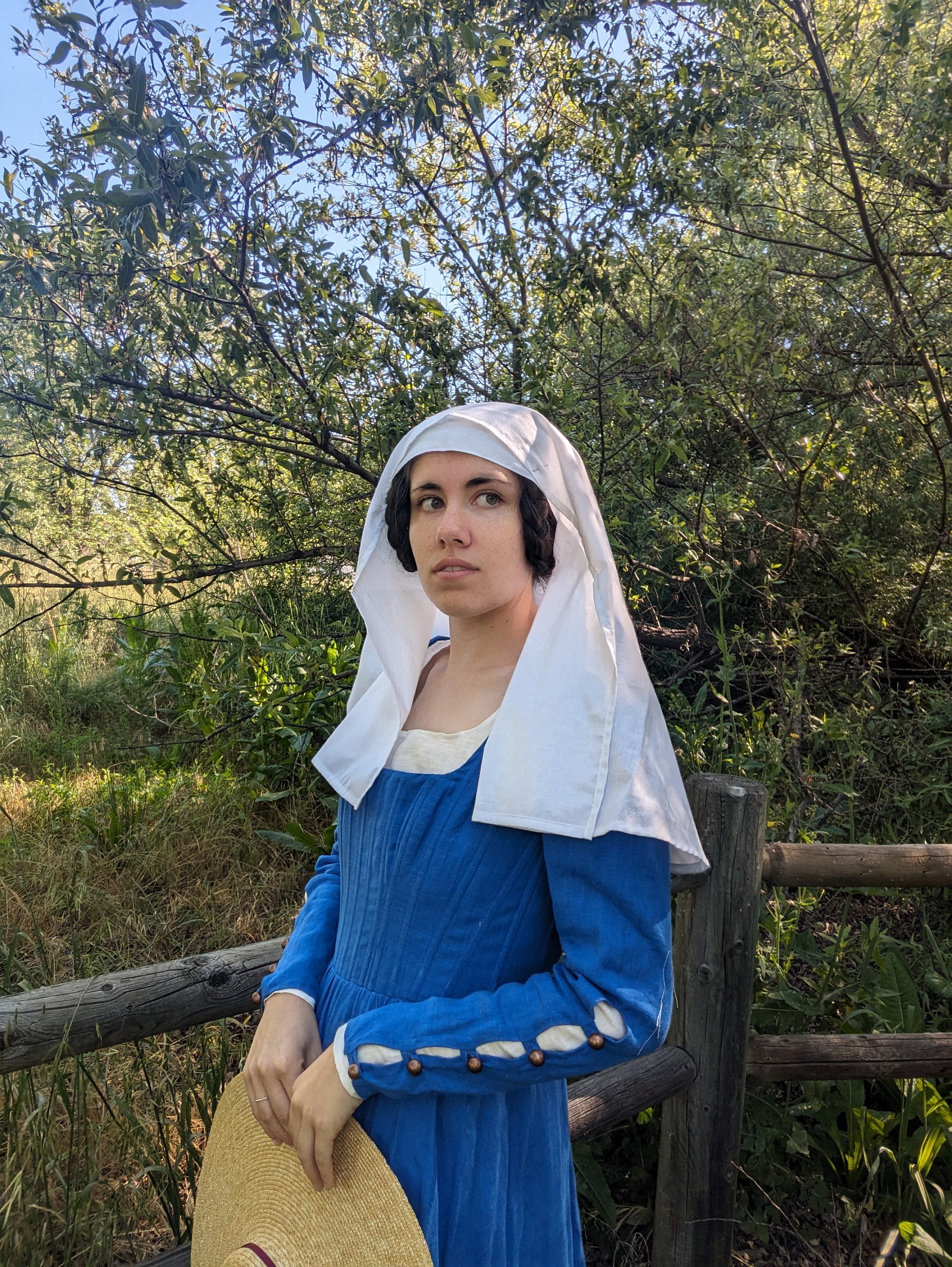 Medieval Veil for Reenactment and Costume - Etsy