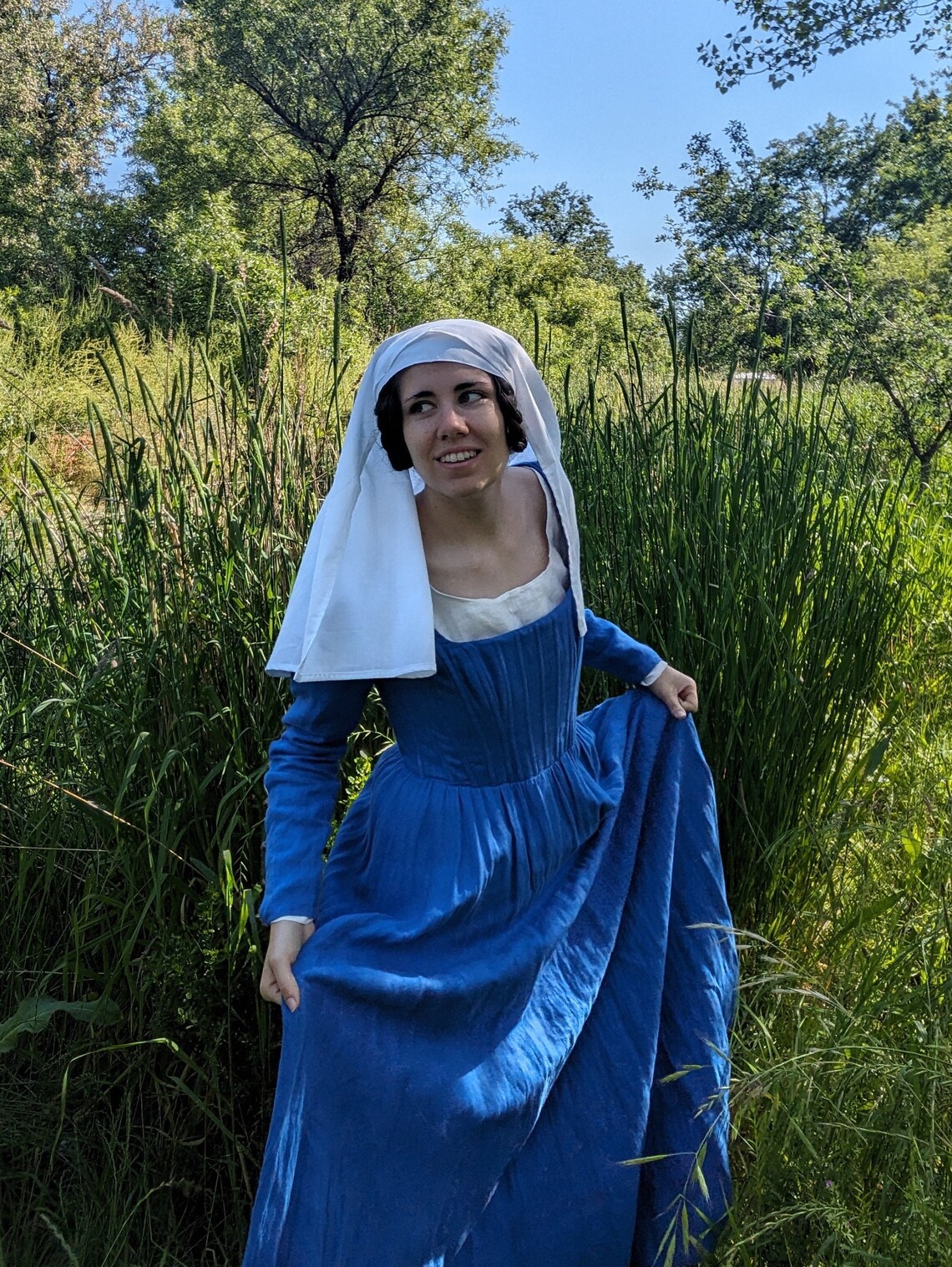 Medieval Veil for Reenactment and Costume - Etsy