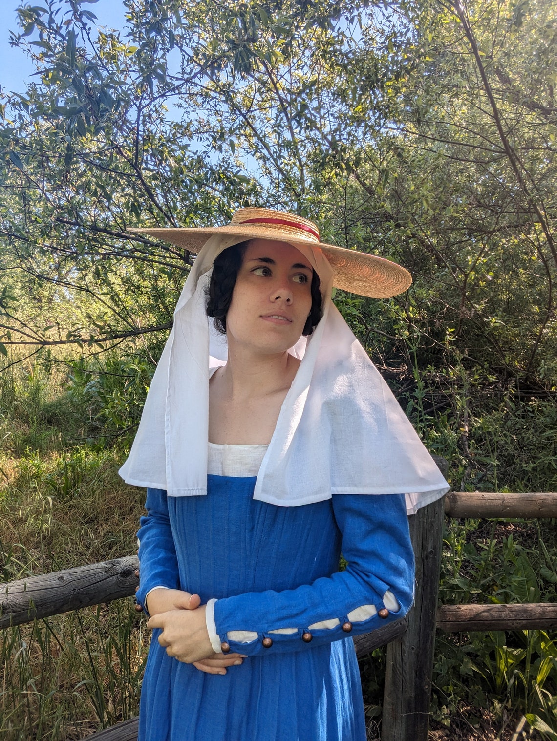 Medieval Veil for Reenactment and Costume - Etsy