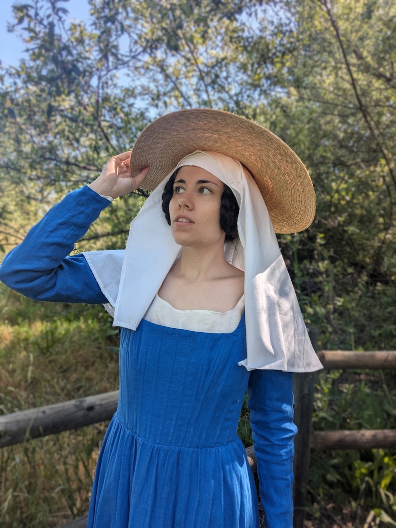 Medieval Veil for Reenactment and Costume - Etsy