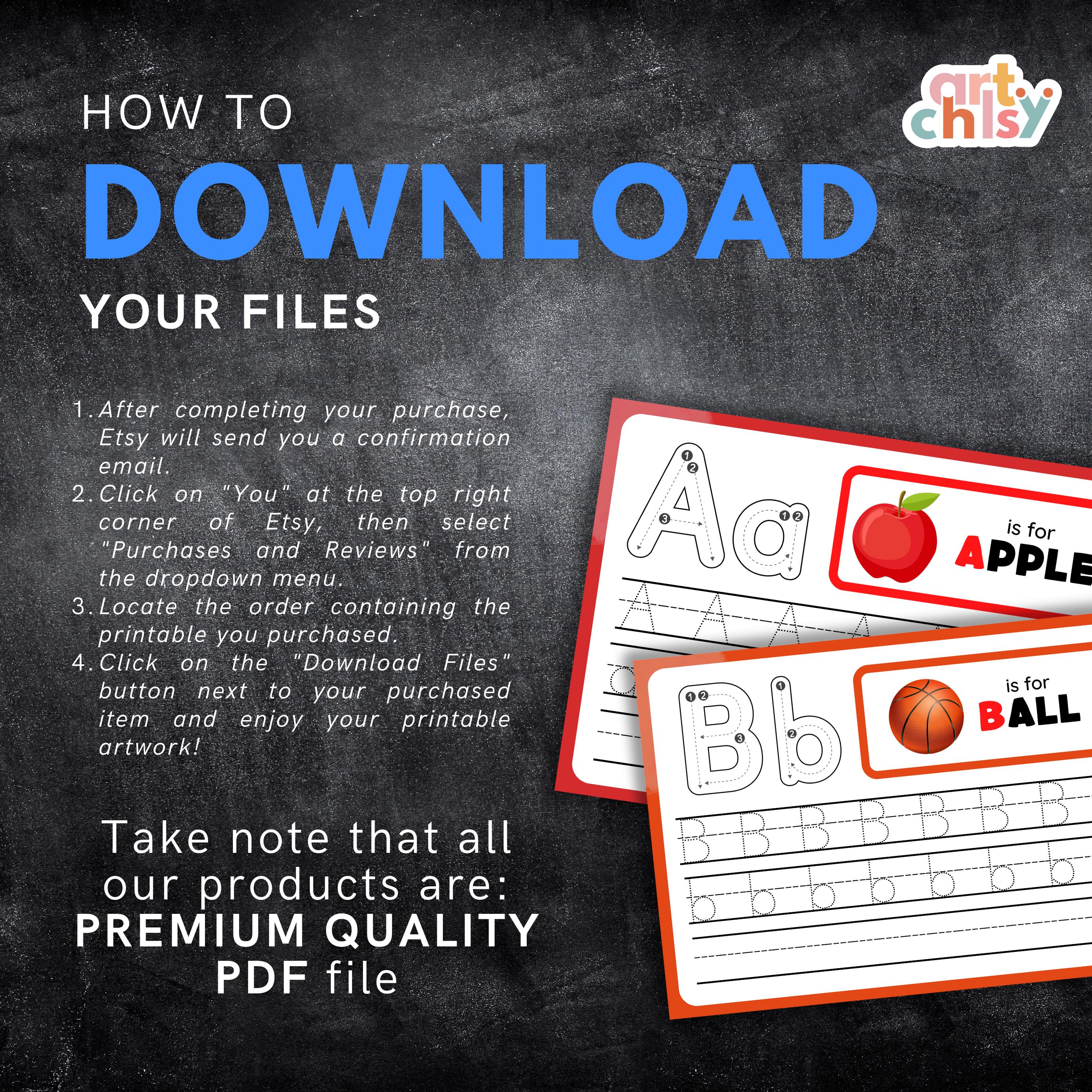 Printable ABC Tracing Practice Alphabet Learning Tracing Sheets for ...