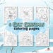 Christmas Coloring Pages for Kids Cozy Holiday Coloring Printables for ...