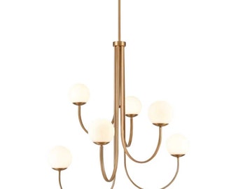 Brass Ceiling 3 Arms Light Sputnik Pendant Chandelier Light Fixture - Etsy