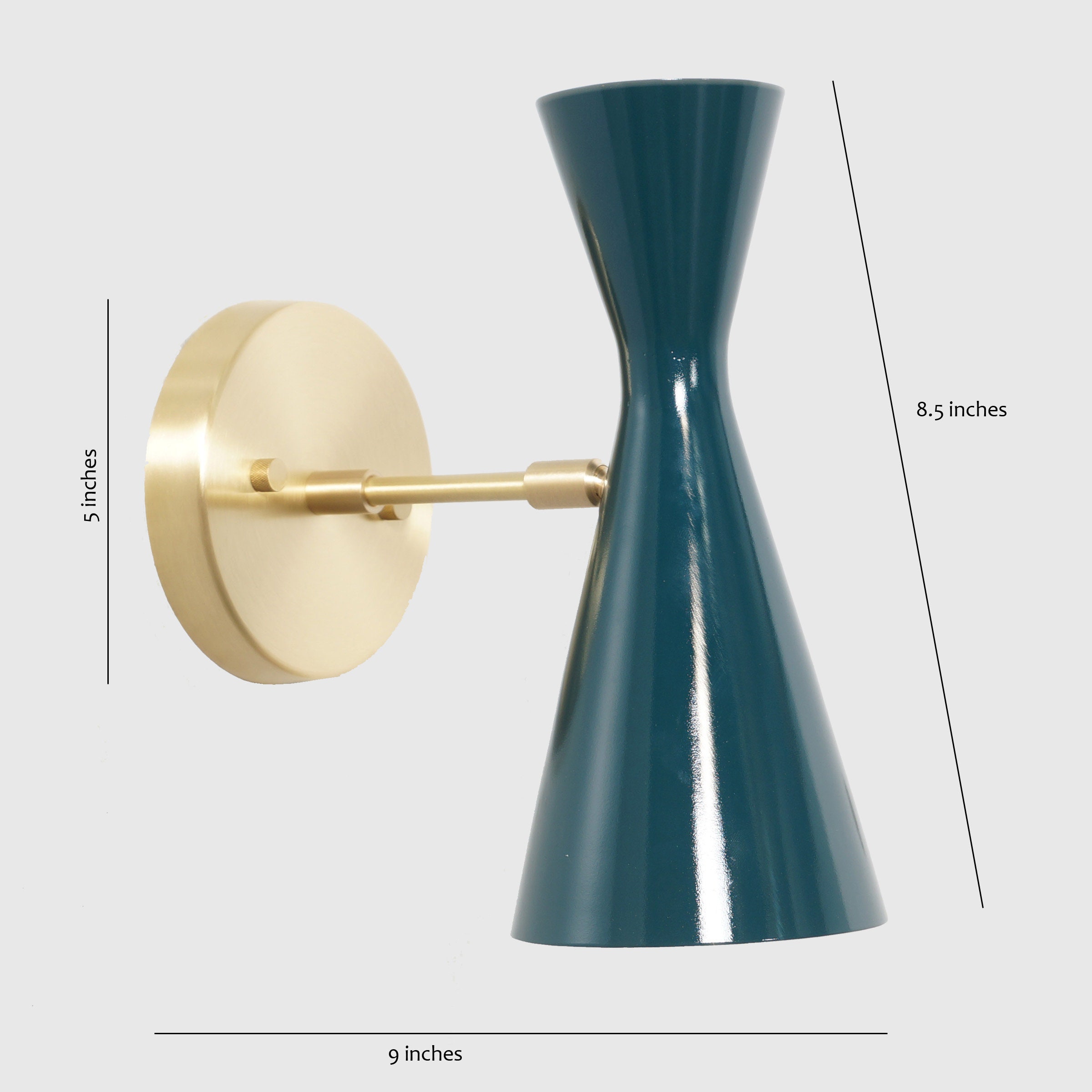Single Bulb Light Brass Sputnik Wall Sconce Light Fixture. - Etsy