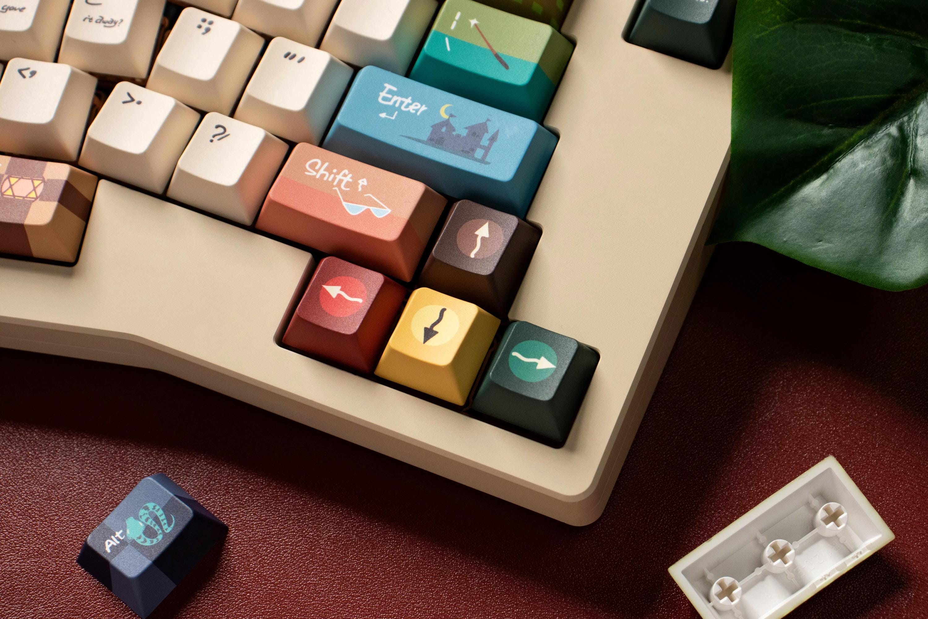 Magic World Keycap Set: 152 PBT Keys, Cherry/moa Profile - Etsy