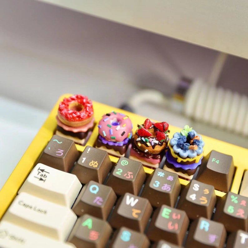 Customized Donut Artisan Keycap for Cherry MX Mechanical Gaming ...