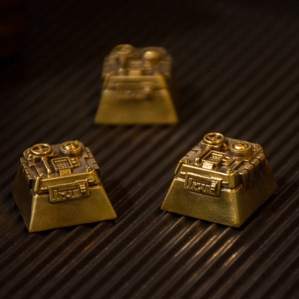 Brass Keycap Artisan Keyboard - Etsy