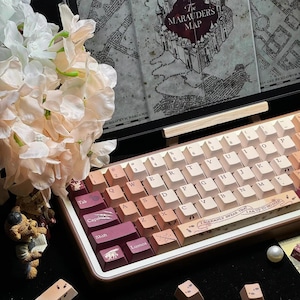 Mischief Managed Keycap Set: PBT Cherry Profile, Mechanical Keyboard - Etsy
