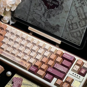 Mischief Managed Keycap Set: PBT Cherry Profile, Mechanical Keyboard - Etsy