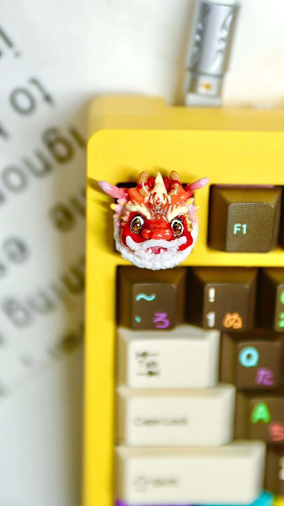 Dragon Collection Artisan Keycap for Cherry MX Mechanical Gaming ...