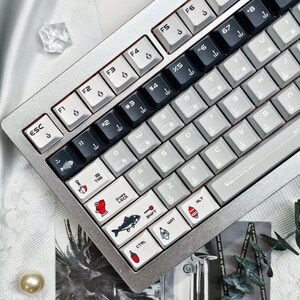 Go Fishing PBT Keycaps, Keycap Set, Artisan Keycap for Cherry MX ...