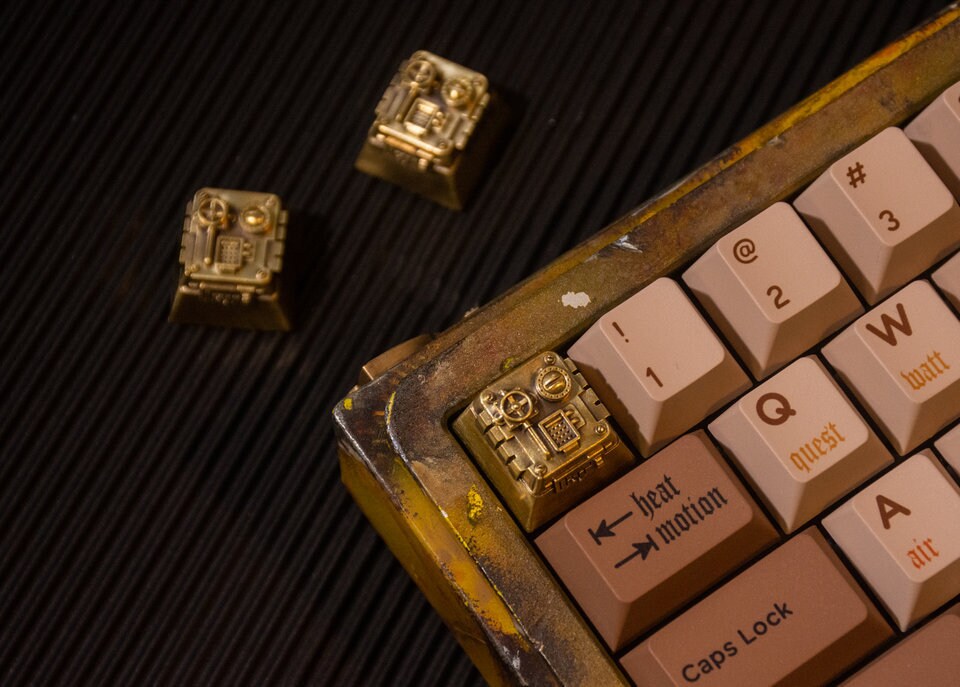 Steampunk Era Artisan Keycap for Cherry MX Mechanical Keyboards ...