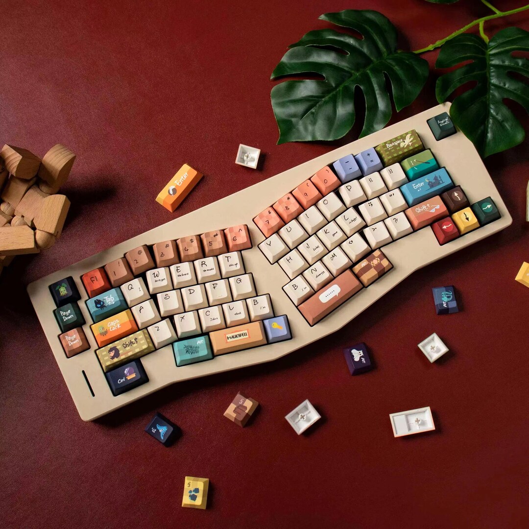 Magic World Keycap Set: 152 PBT Keys, Cherry/moa Profile - Etsy