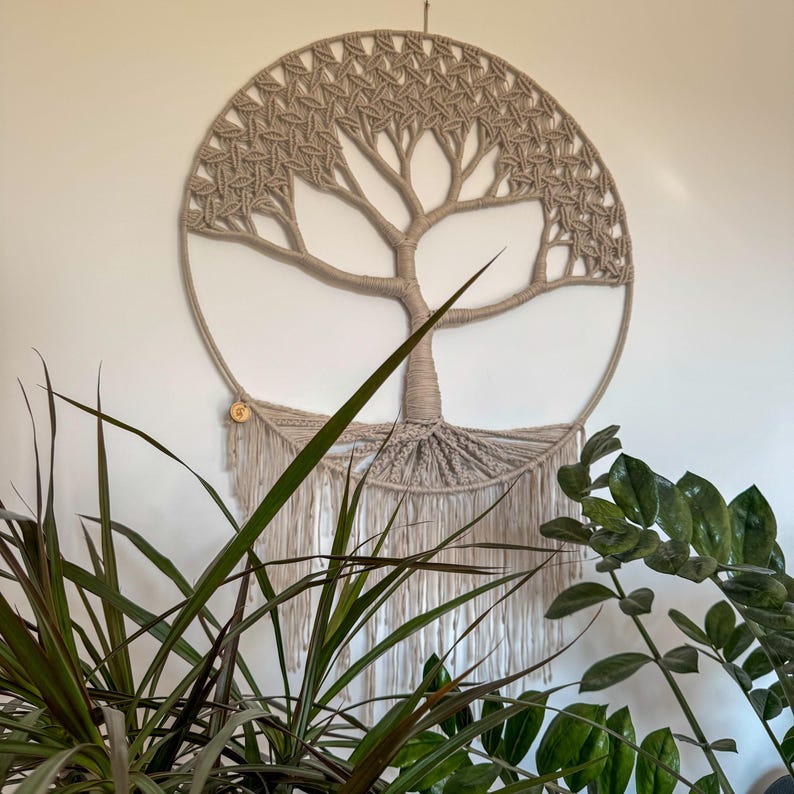 Macrame Tree of Life. Wall Hanging. Modern Macrame. Living Room Decor. Boho Gift. Dreamcather ...