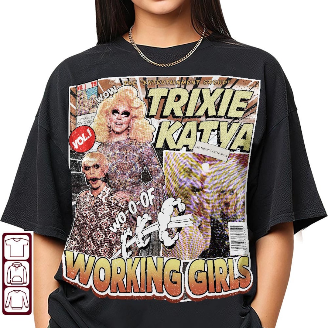 Trixie and Katya Comic Shirt Trixie and Katya Shirt Trixie - Etsy