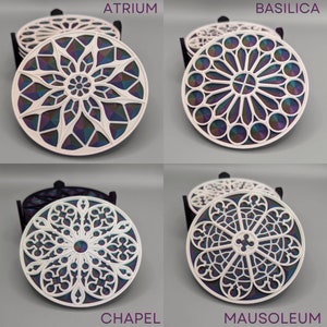 Cathedral Window Coasters - Etsy