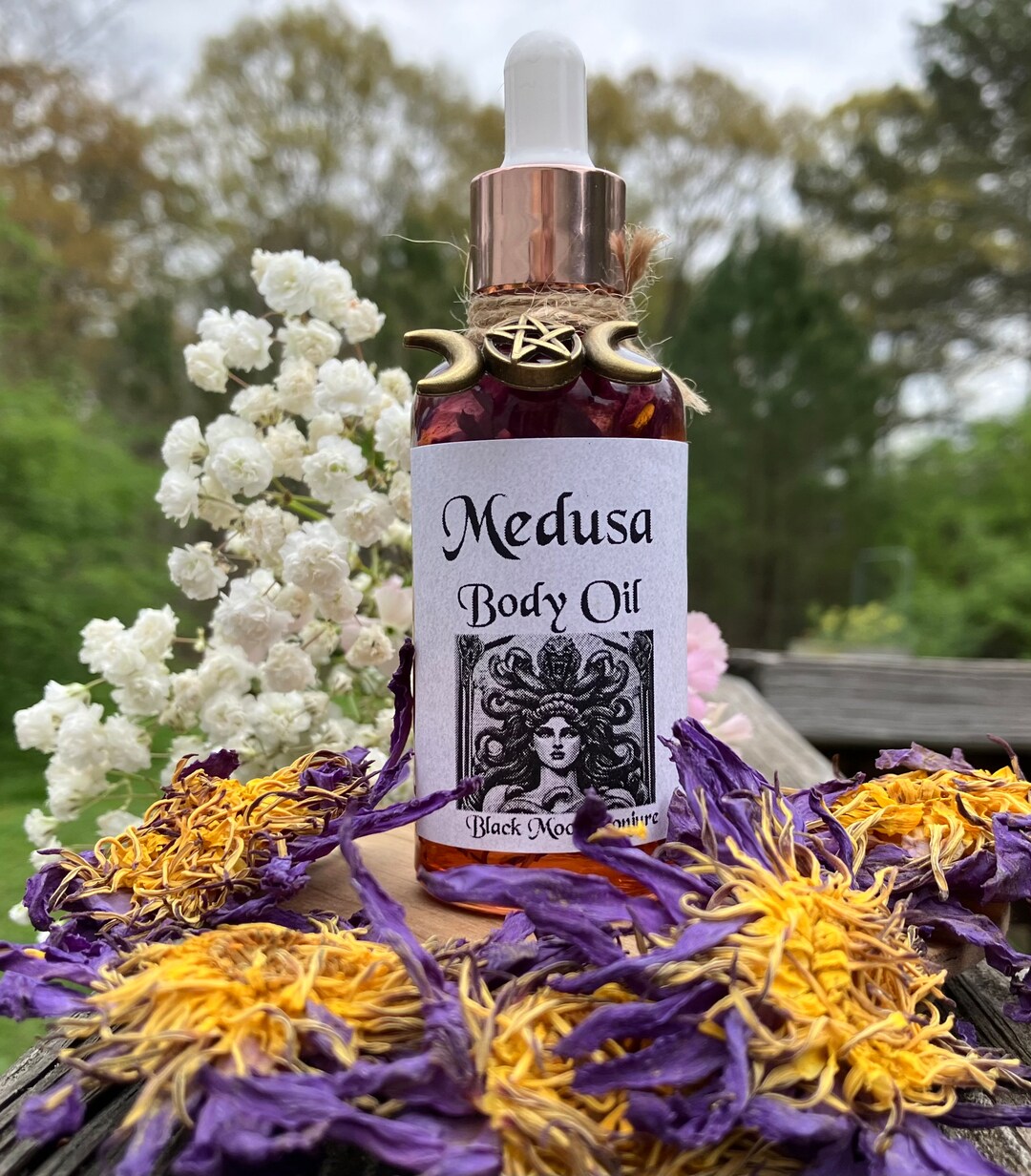 Medusa Body Oil, 1.7 Oz. Medusa Ritual Oil, Medusa Perfume Oil - Etsy