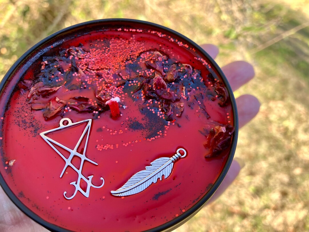 Lucifer Offering Candle, Lucifer Sigil Candle, Lucifer Ritual Candle ...