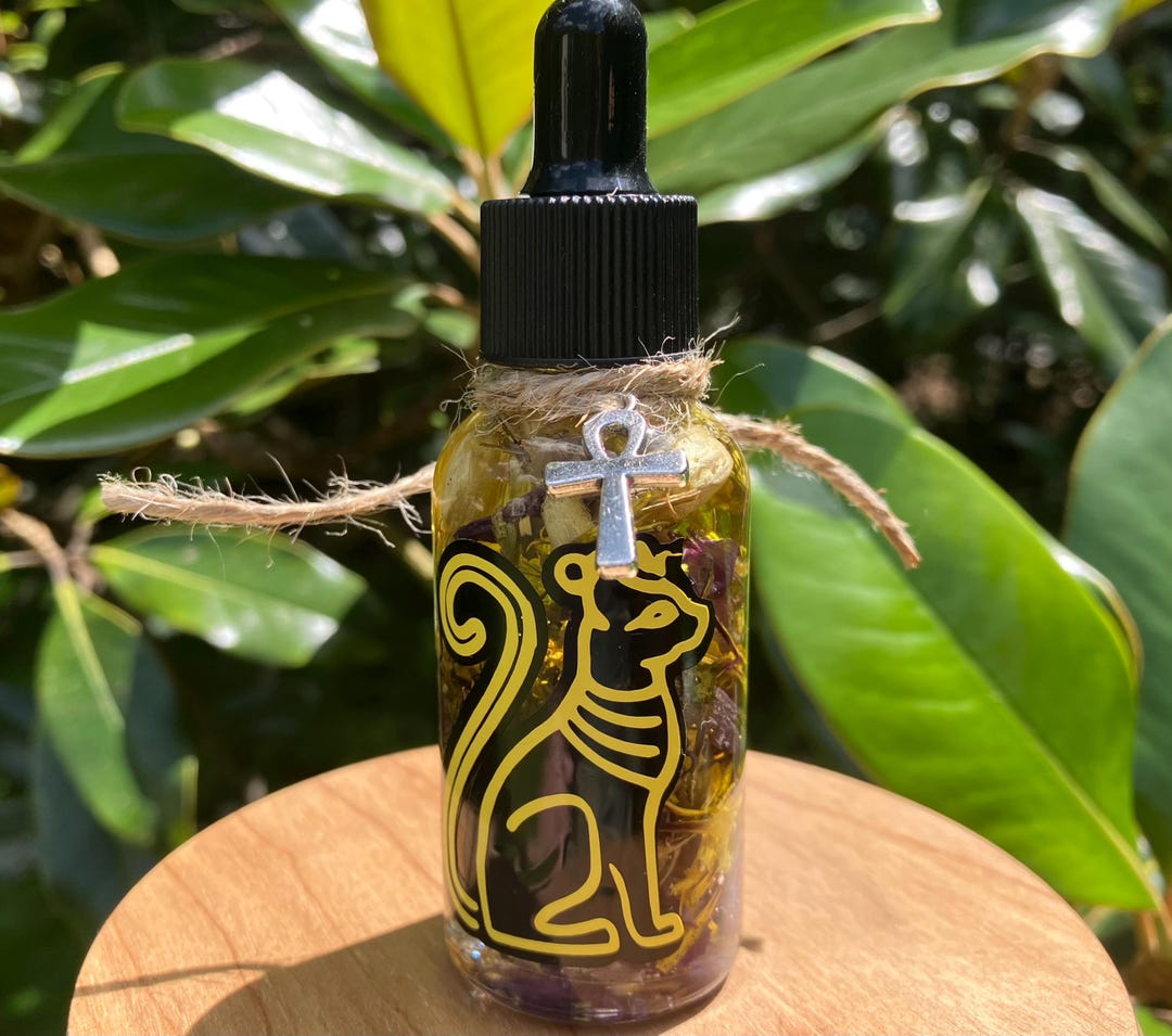 Bastet Ritual Oil, Egyptian Goddess Bastet Offering Oil - Etsy