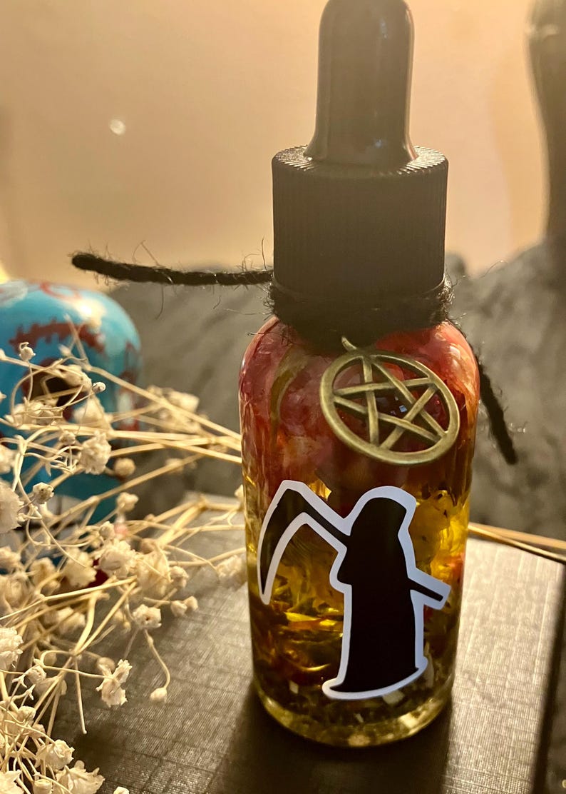 Santa Muerte Ritual Oil, Holy Death Devotional Oil - Etsy