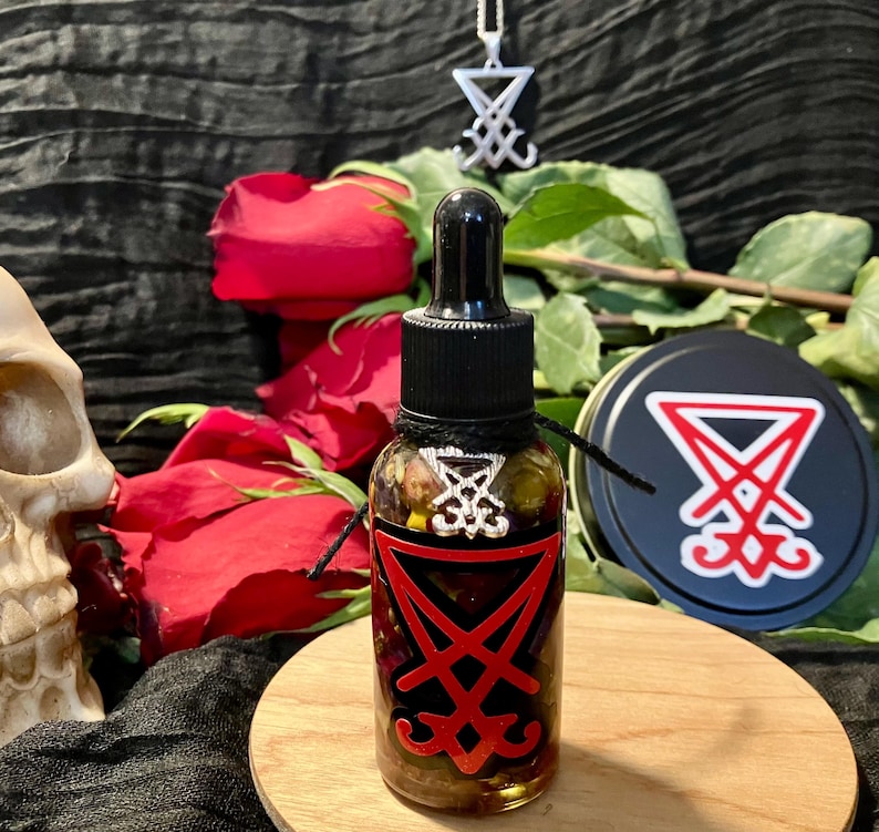 Lucifer Ritual Oil, Lucifer Devotional Oil, Lucifer Offering - Etsy