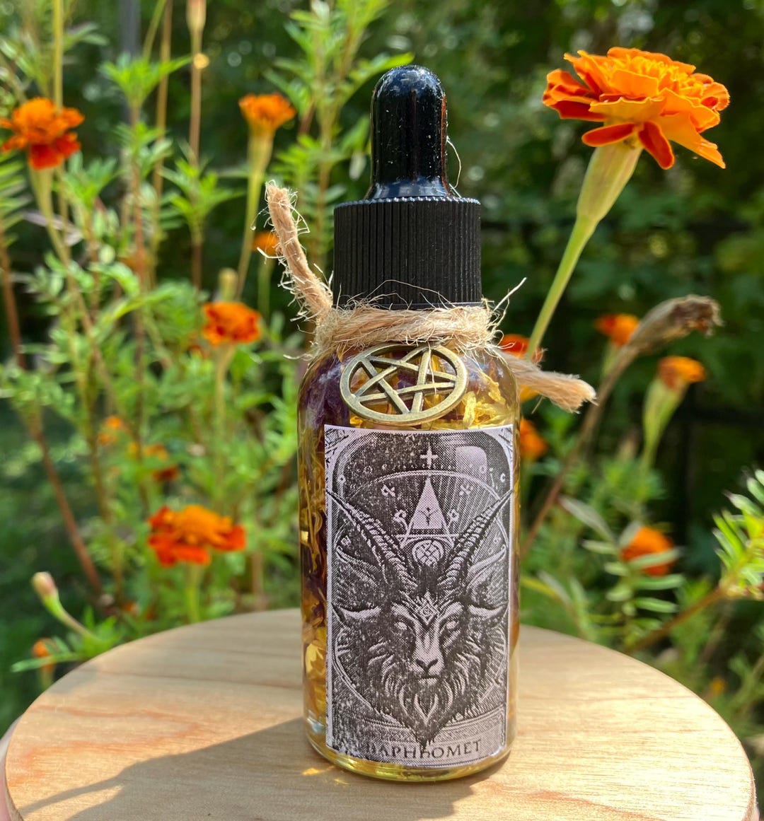 Baphomet Ritual Oil, Baphomet Altar Oil, Baphomet Offering - Etsy