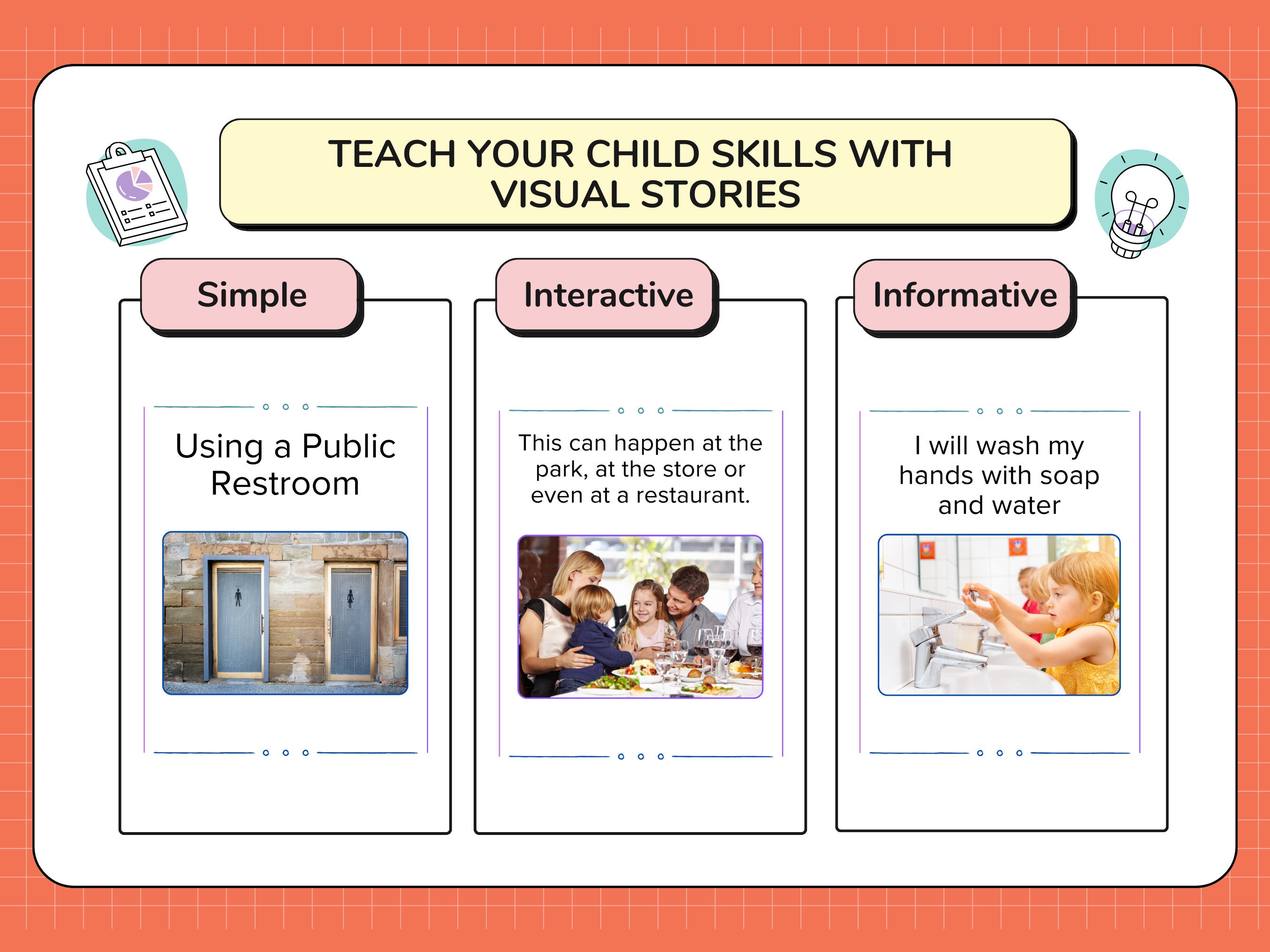 Social Story: Using a Public Restroom | Digital Social Story About ...