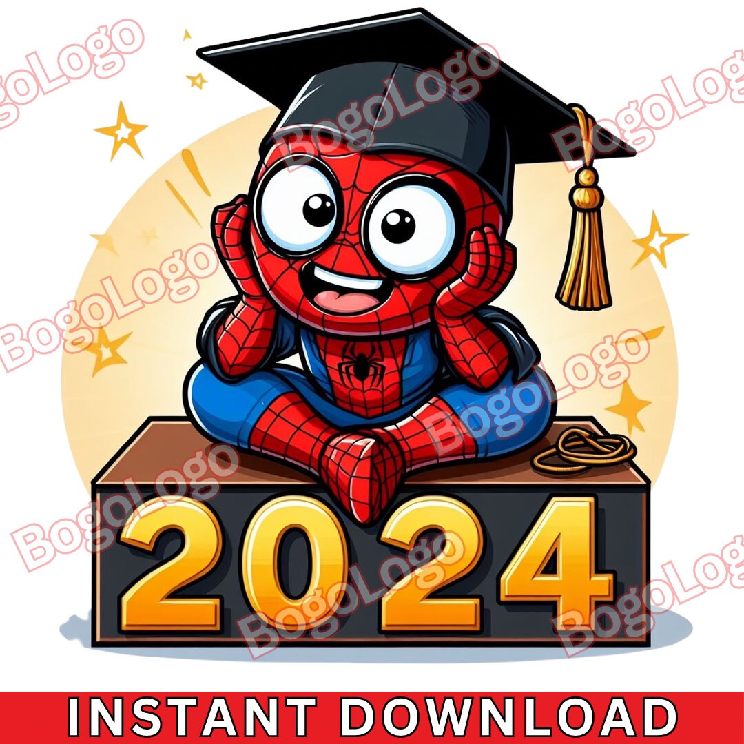 Spidey Graduation PNG Super Hero Graduation Graduate PNG Spidey PNG ...